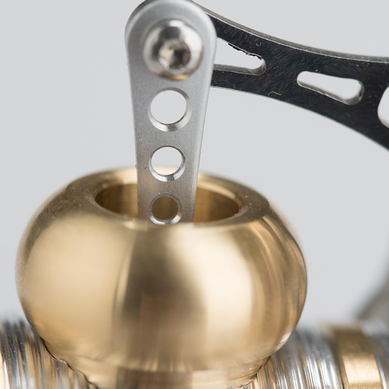 Stirling Engine HB5 - Power Plant + ROLL-1 Steampunk marble machine