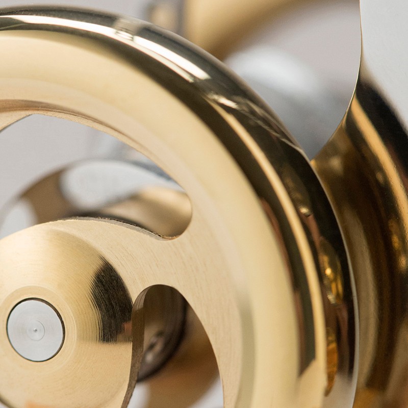 Stirling Engine HB11 - Little Pump + ROLL-1 Steampunk marble machine